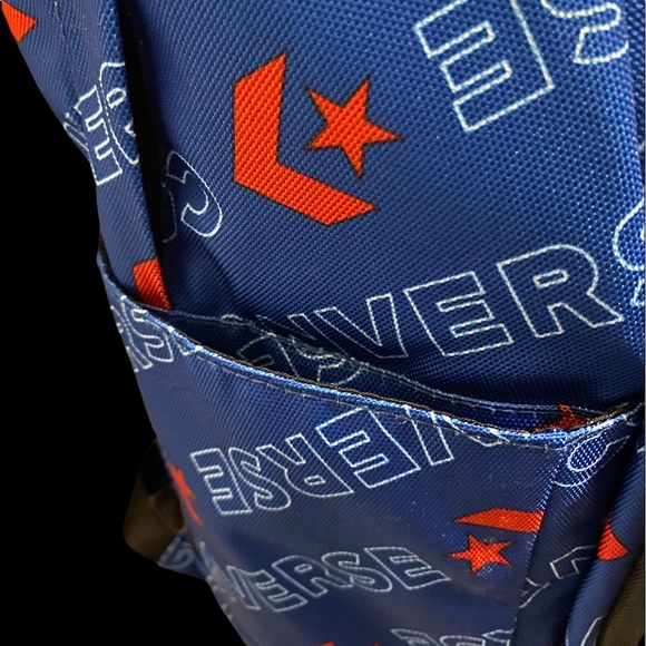 Converse | Bags | Converse Full Size Backpack In Blue Wlogo Design ...